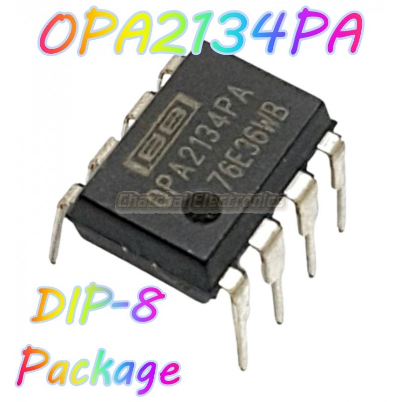 OPA2134PA ไอซีดูอัลออปแอมปฺ์ High Performance Audio Operational Amplifiers